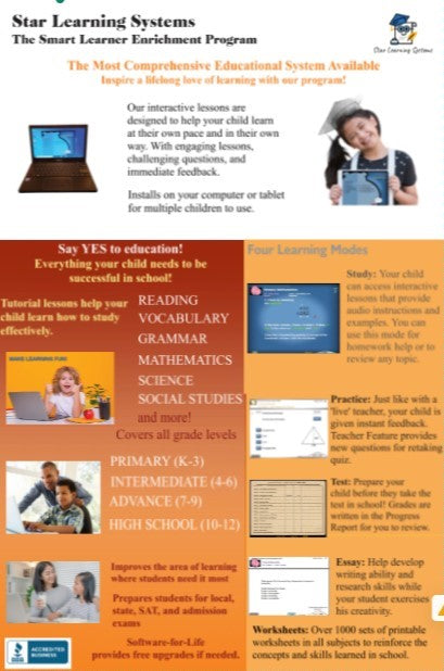 Smart Learner Software Pro Program includes Touch screen tablet. – Star ...